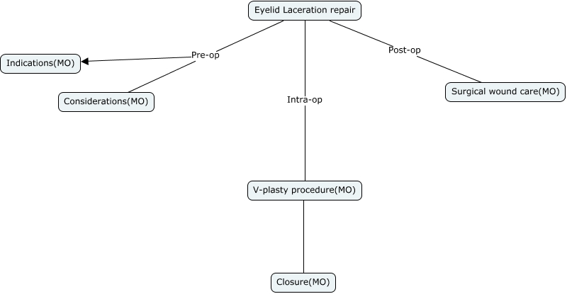 Eyelid laceration repair
